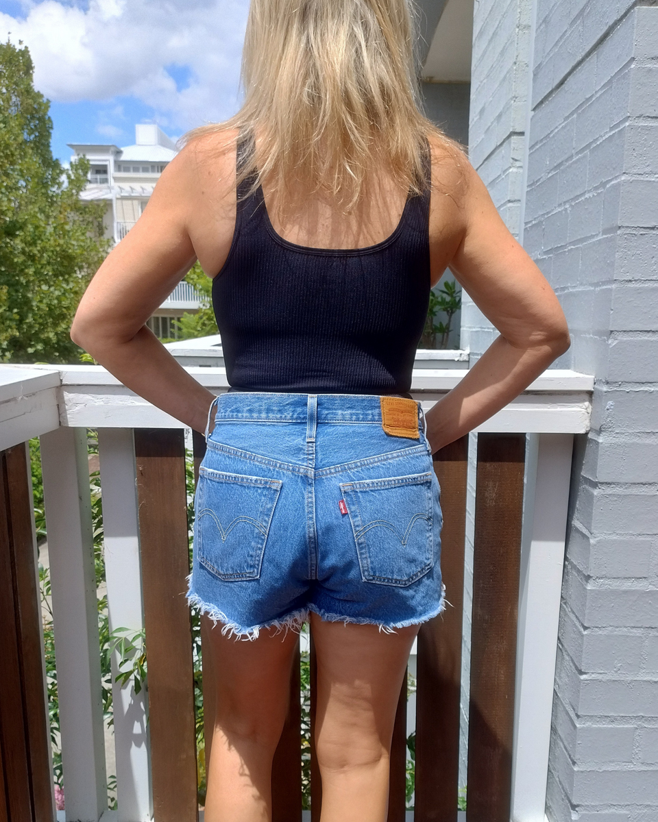 Core Trainer Emma Shapewear Ribbed Tank Top Black – Core Trainer Australia