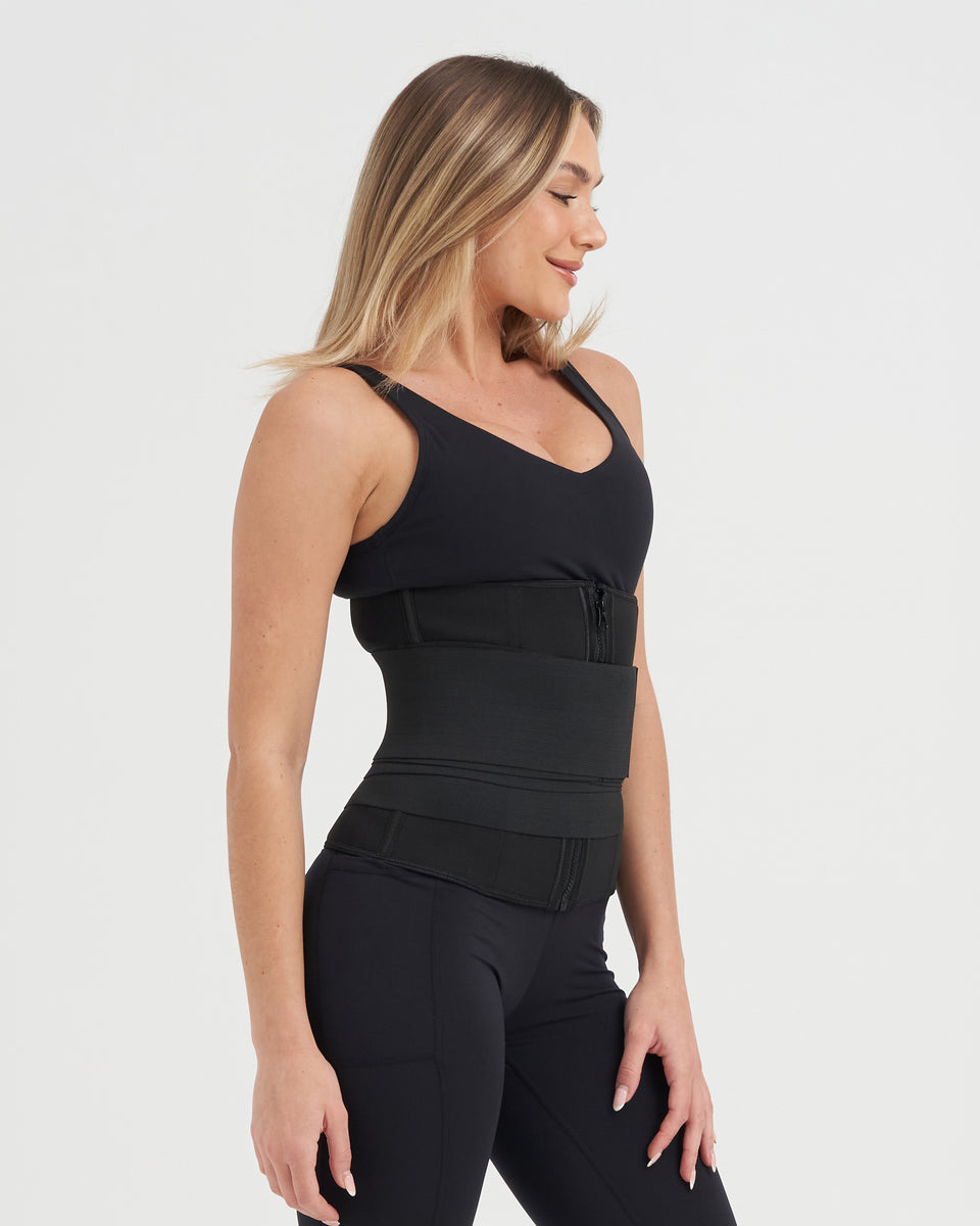 Core Trainer Neoprene Aggressive Compression Wrap Trainer Black - Shop ...